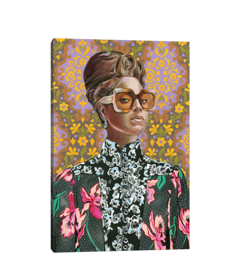 Queen Bey Canvas Print – Meow and Barks Boutique